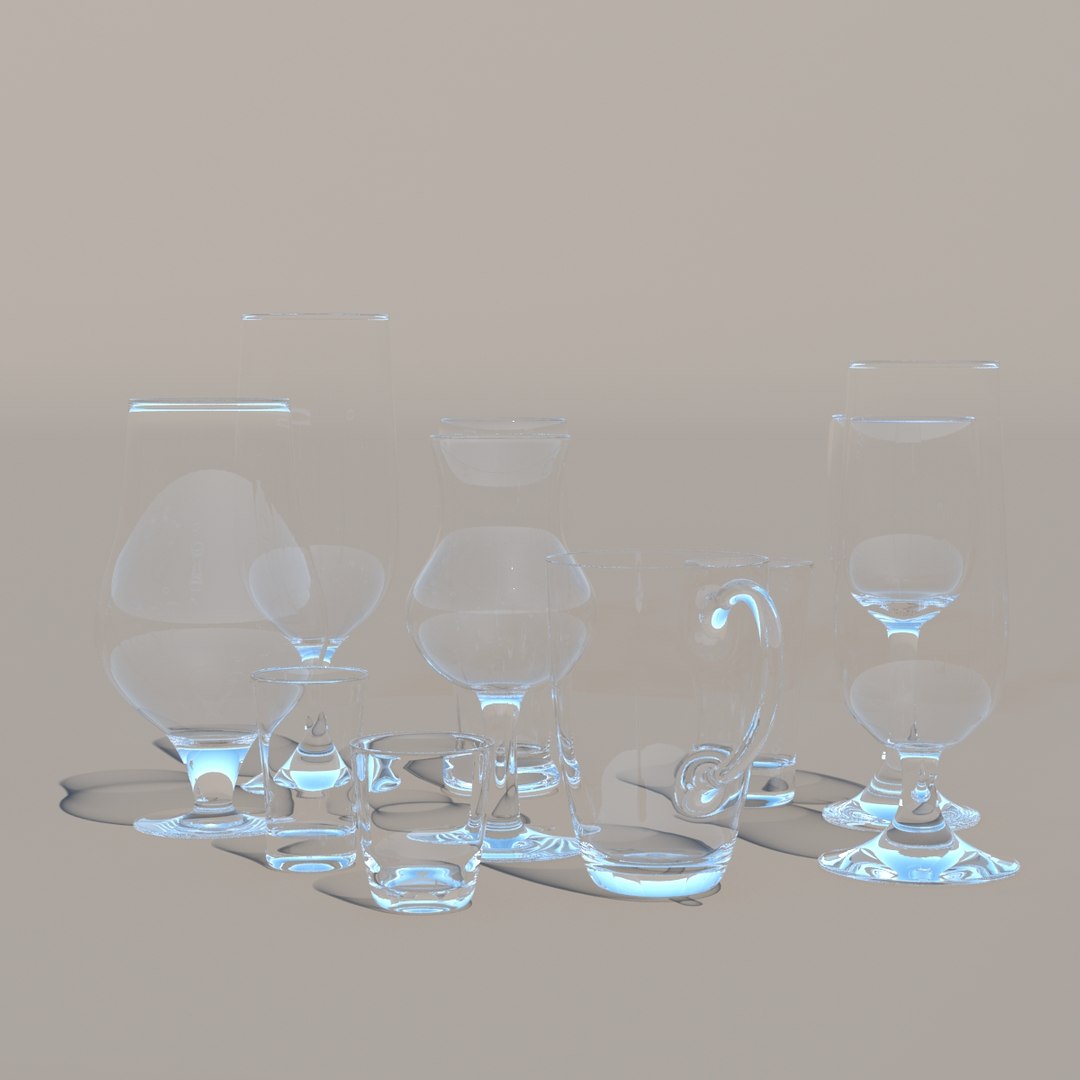 3D Realistic Glass Drinking Model - TurboSquid 1192788