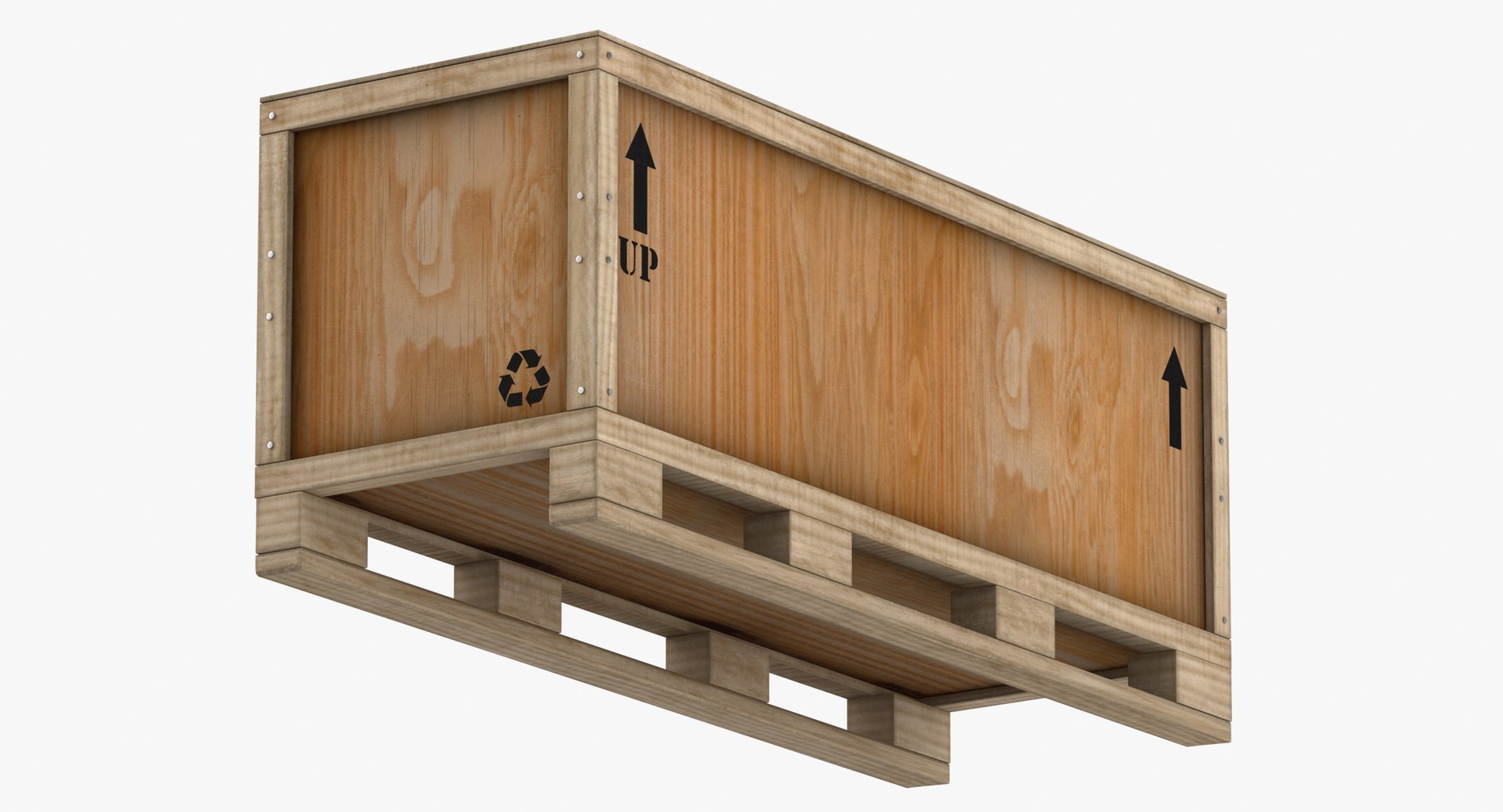 Cargo Wooden Crate 05 3D Model - TurboSquid 1969434