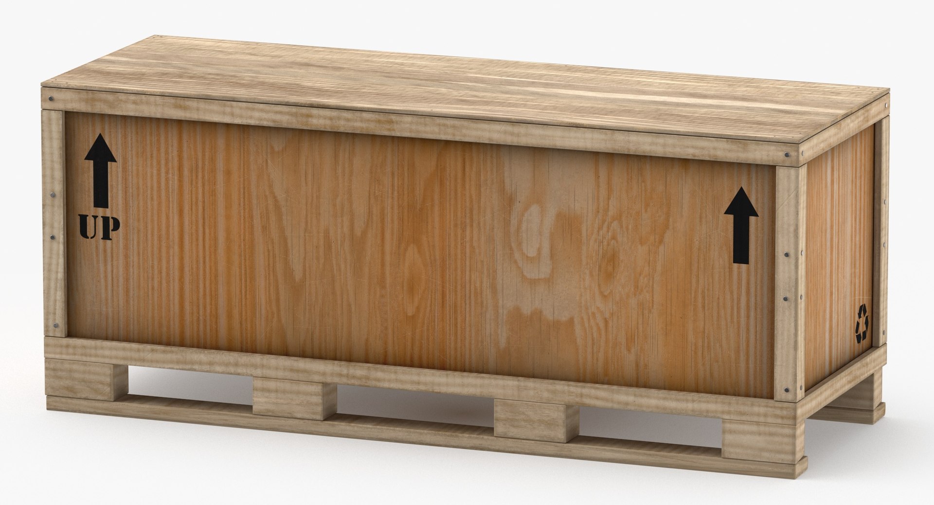 Cargo Wooden Crate 05 3D Model - TurboSquid 1969434