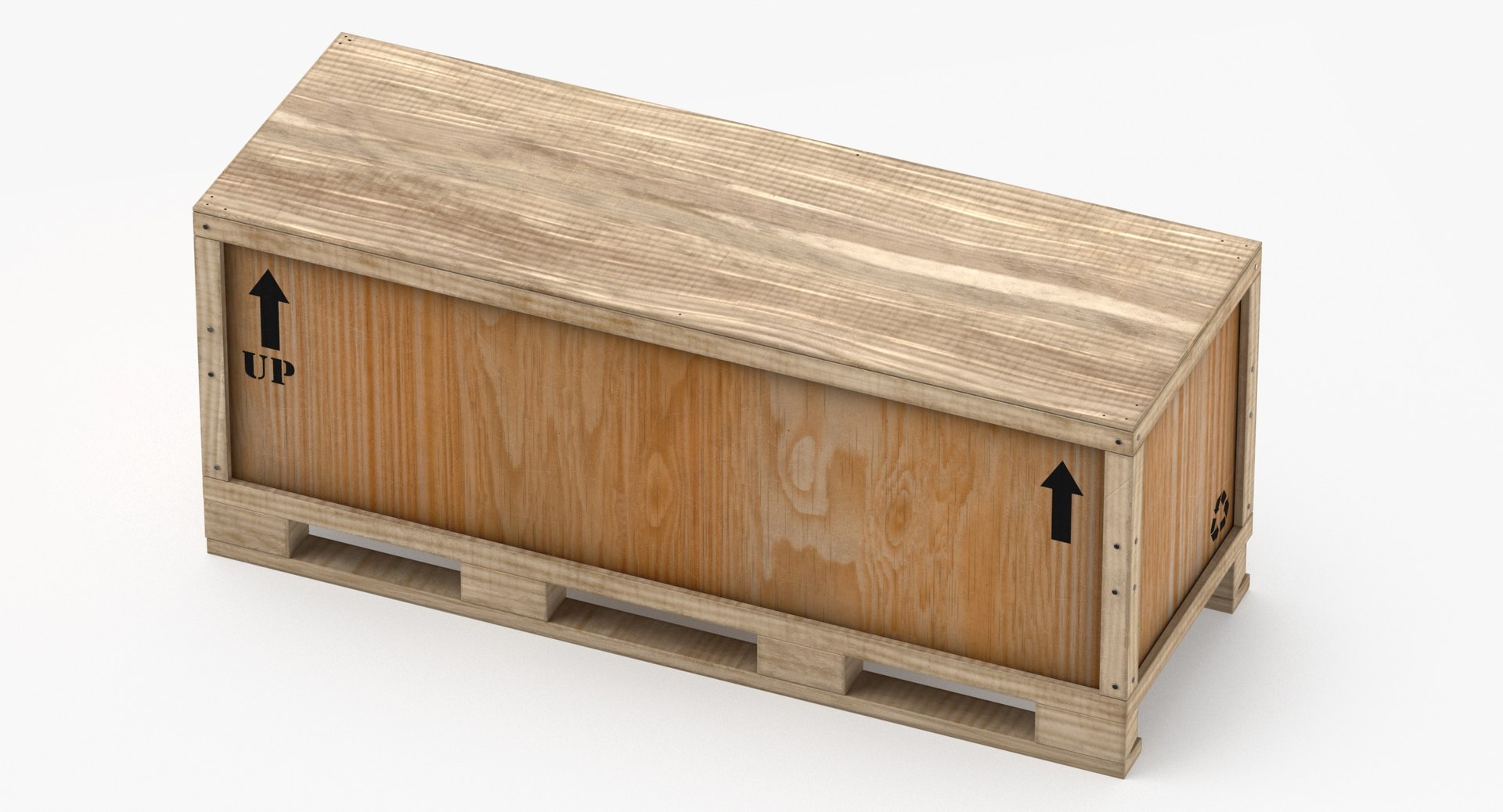 Cargo Wooden Crate 05 3D Model - TurboSquid 1969434