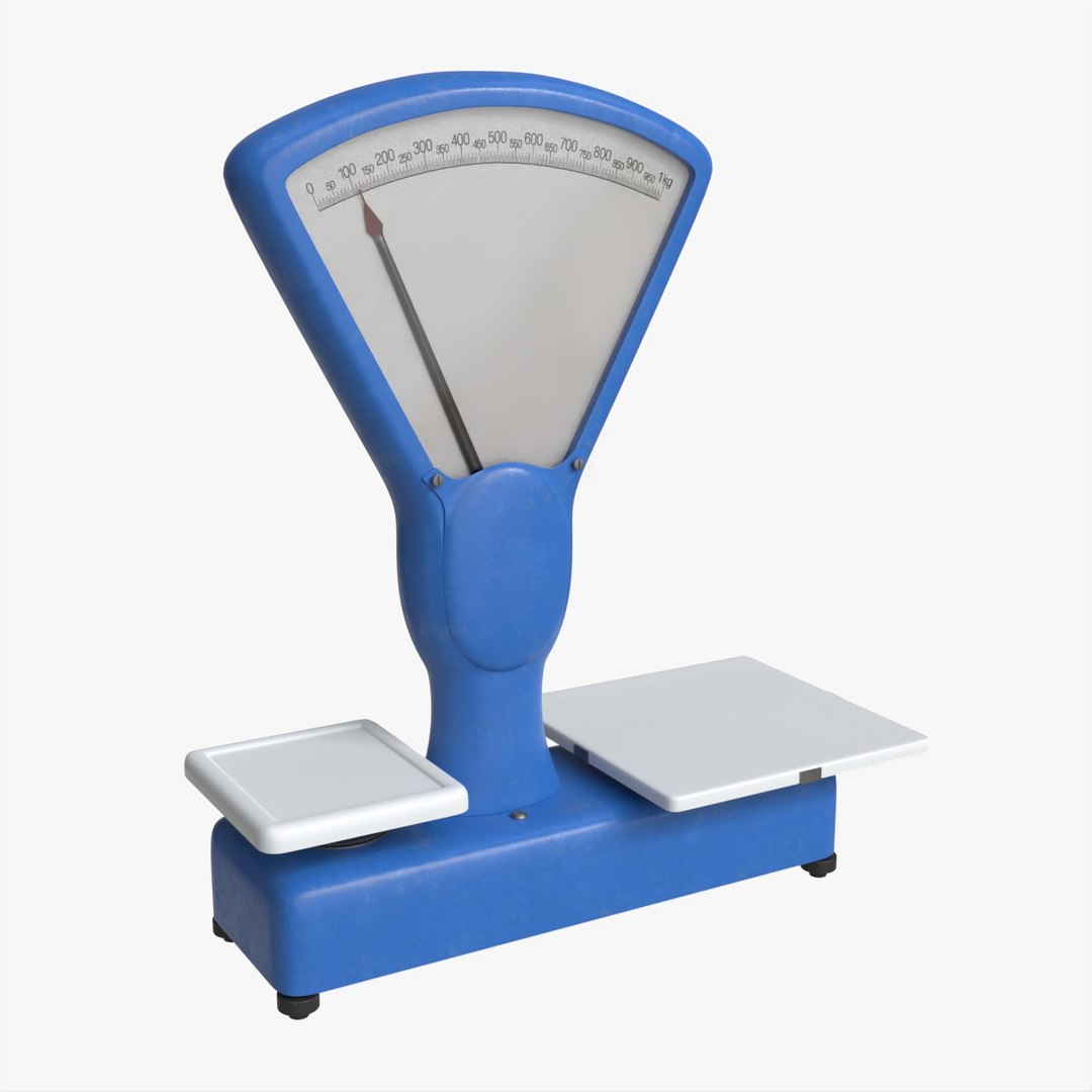 Vintage Grocery Weighing Scale 3D Model - TurboSquid 2108719