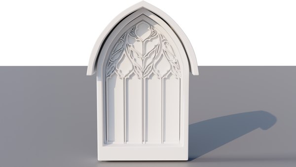 3D Gothic Window - TurboSquid 1726384