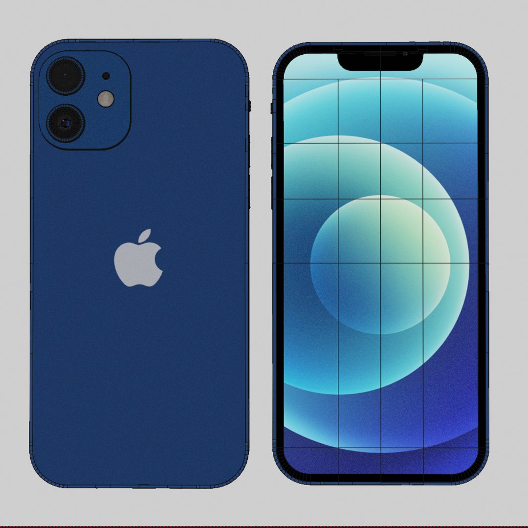 Iphone 12 3D Model - TurboSquid 1642332
