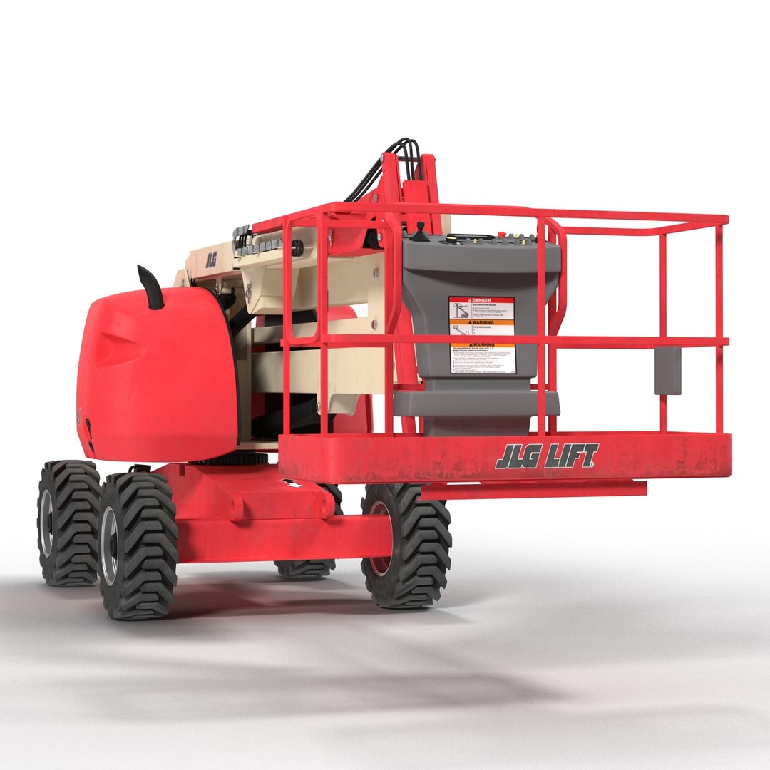 3d Model Telescopic Boom Lift Jlg