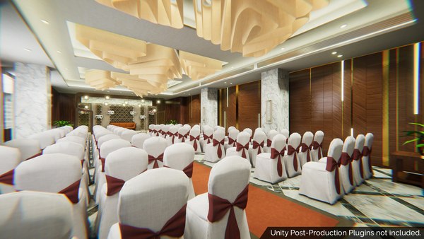 3D Banquet Hall Event Hall - TurboSquid 1856605