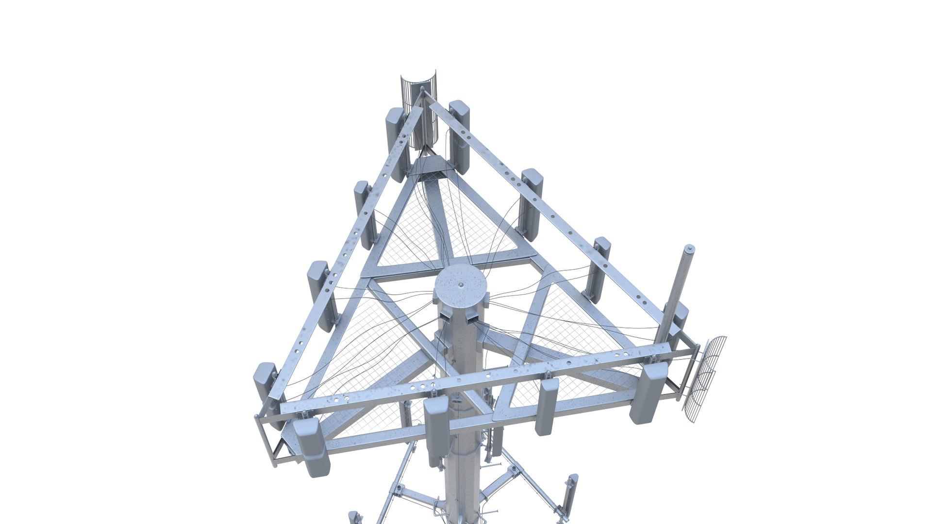 3D Telecommunication Tower Communication Model - TurboSquid 1670058