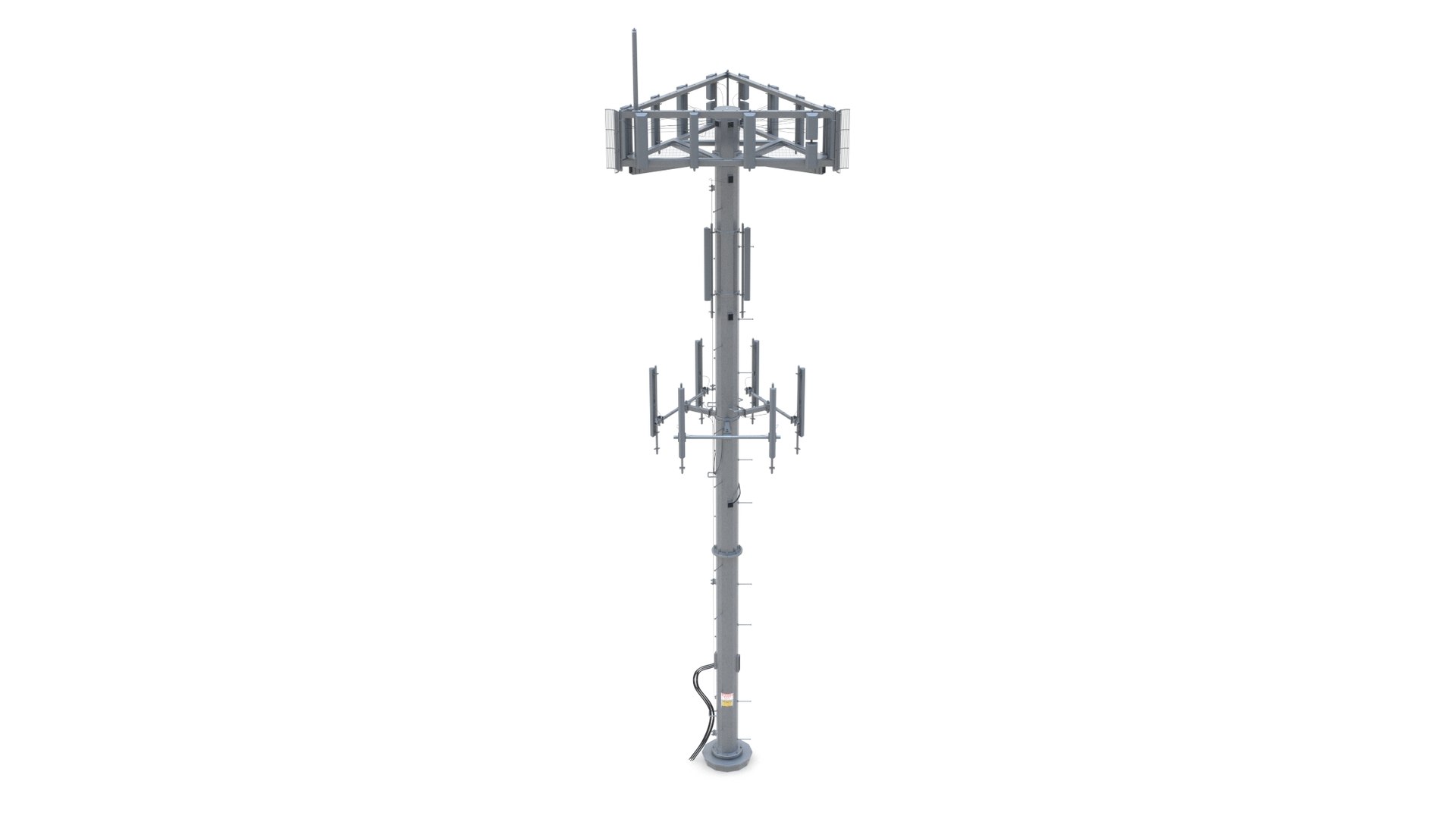 3D Telecommunication Tower Communication Model - TurboSquid 1670058