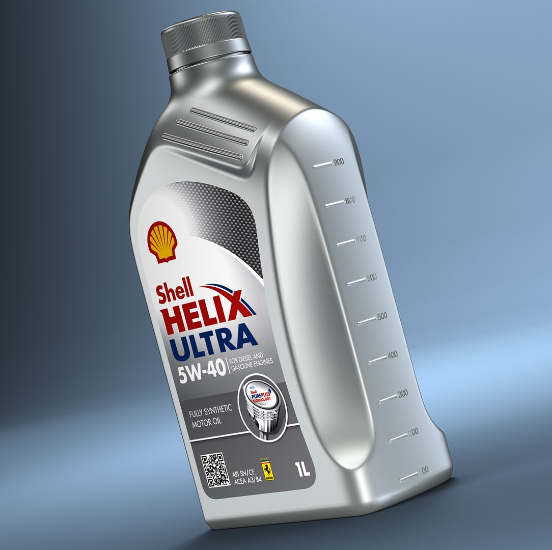 3d Model Shell Helix Bottle