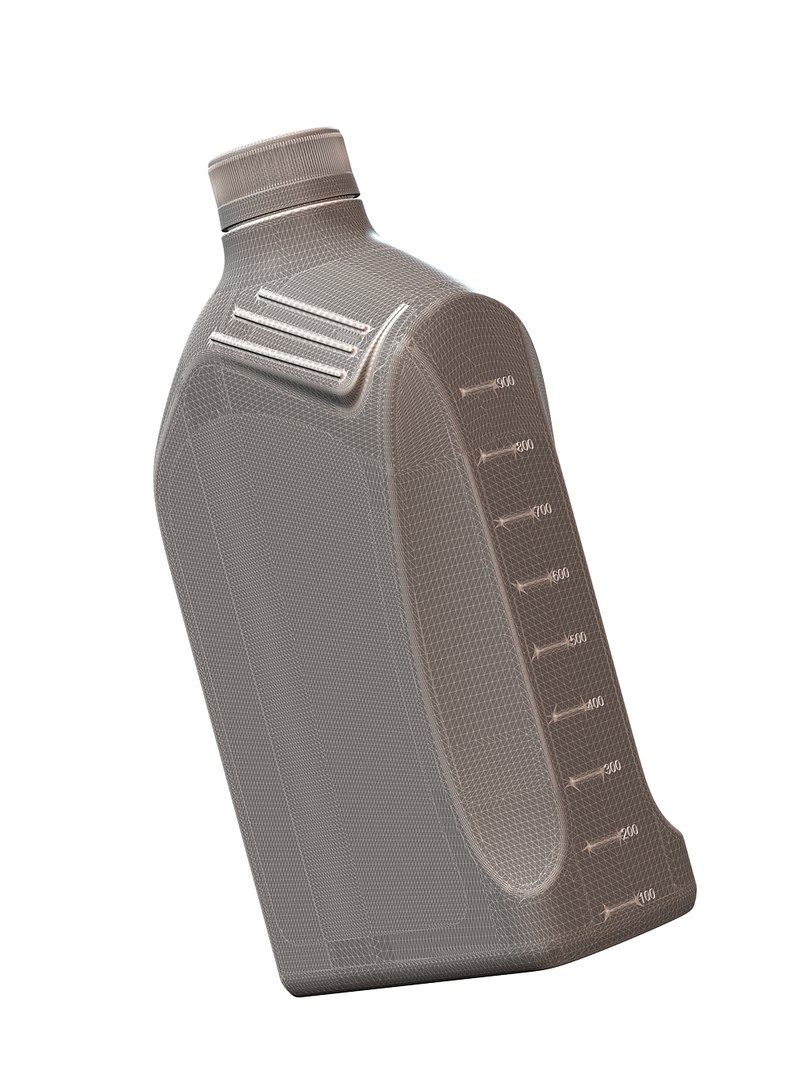 3d Model Shell Helix Bottle
