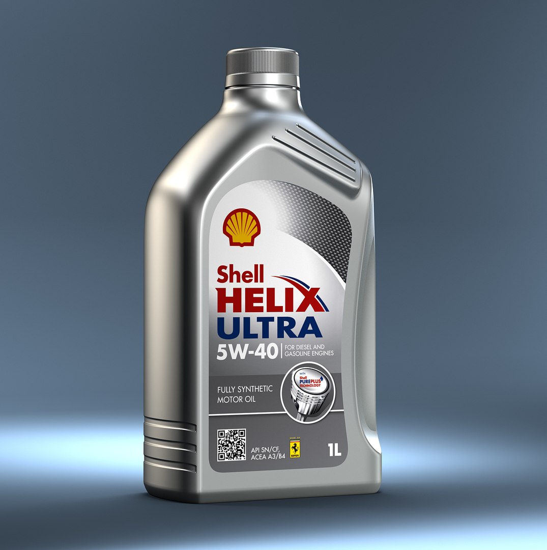 3d Model Shell Helix Bottle
