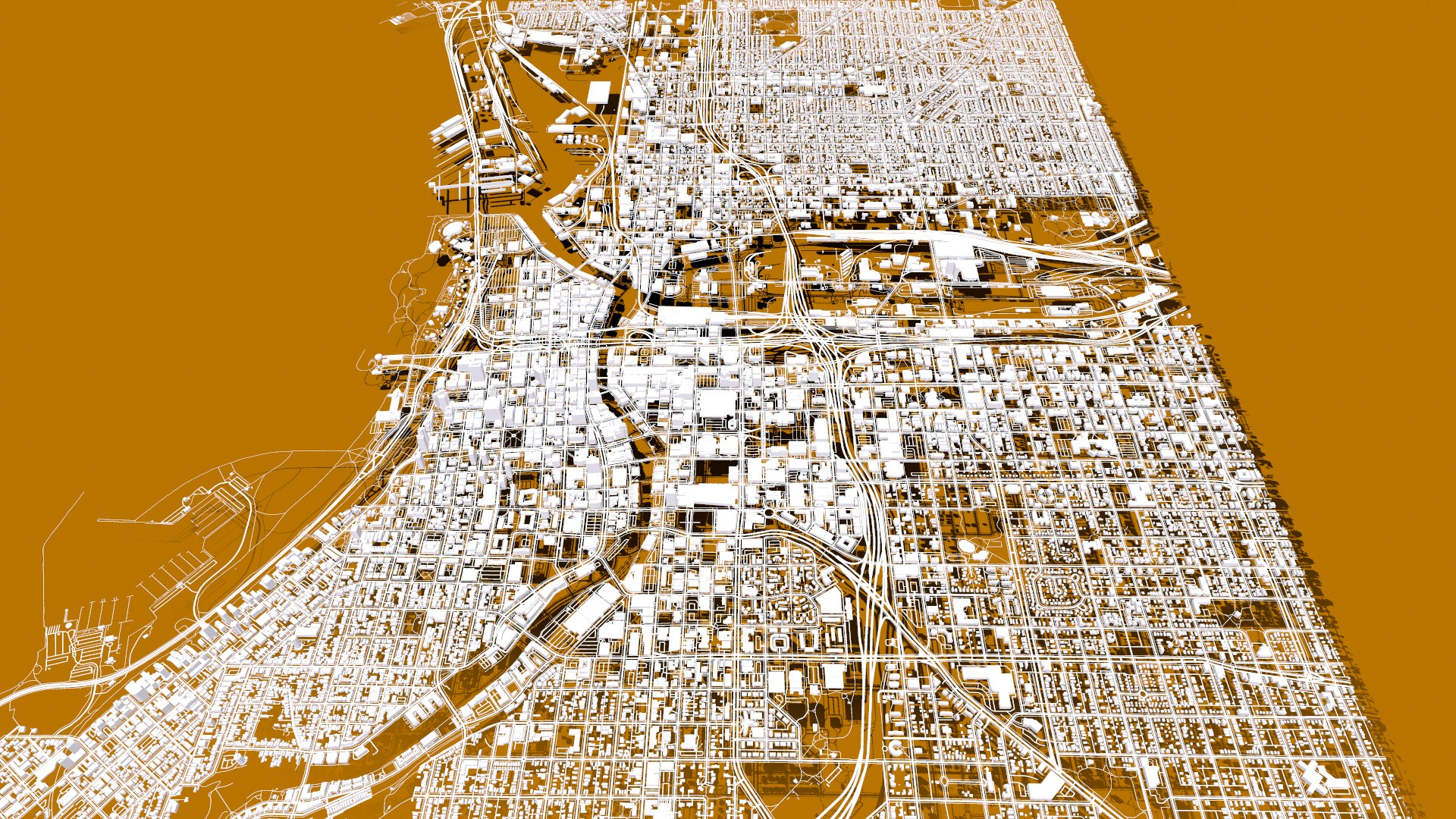 Cityscape Milwaukee Wisconsin USA 3D Model - TurboSquid 1886588