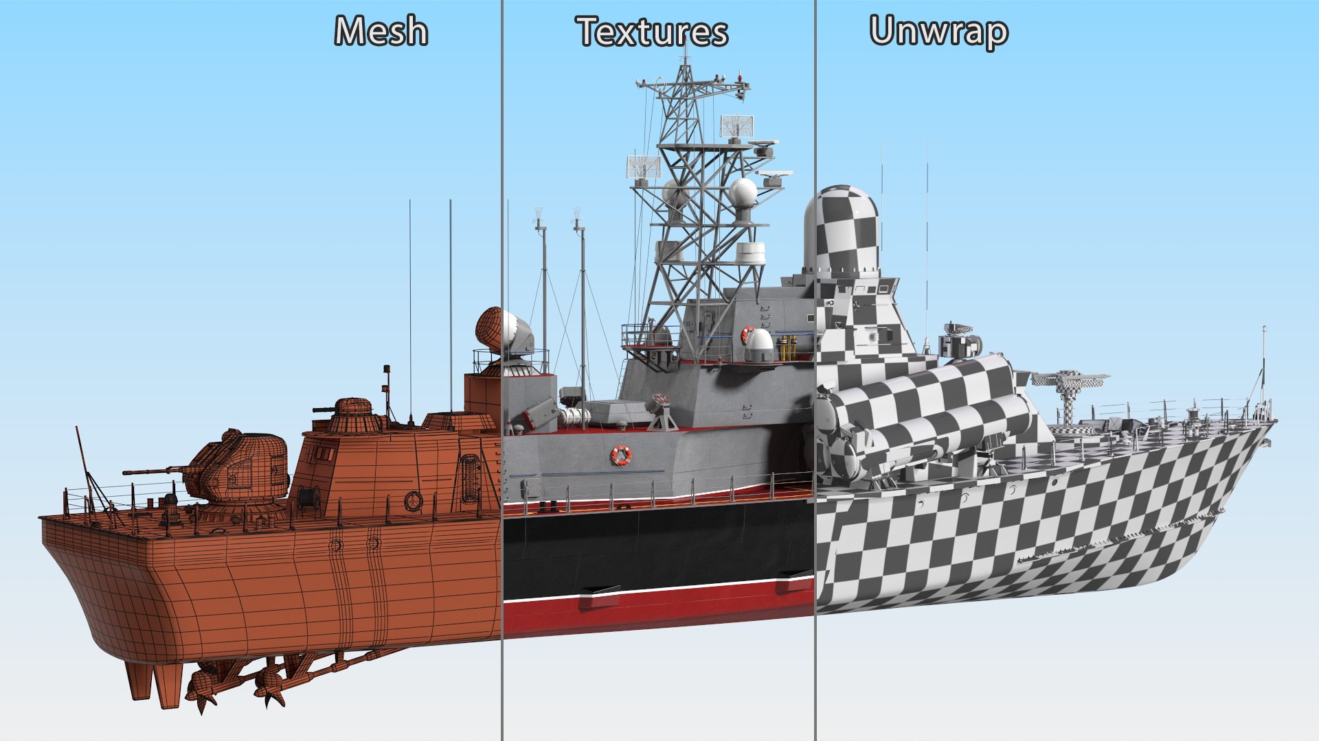 Naval Missile Cruiser Warship Nanuchka Class Project 1234 Model ...