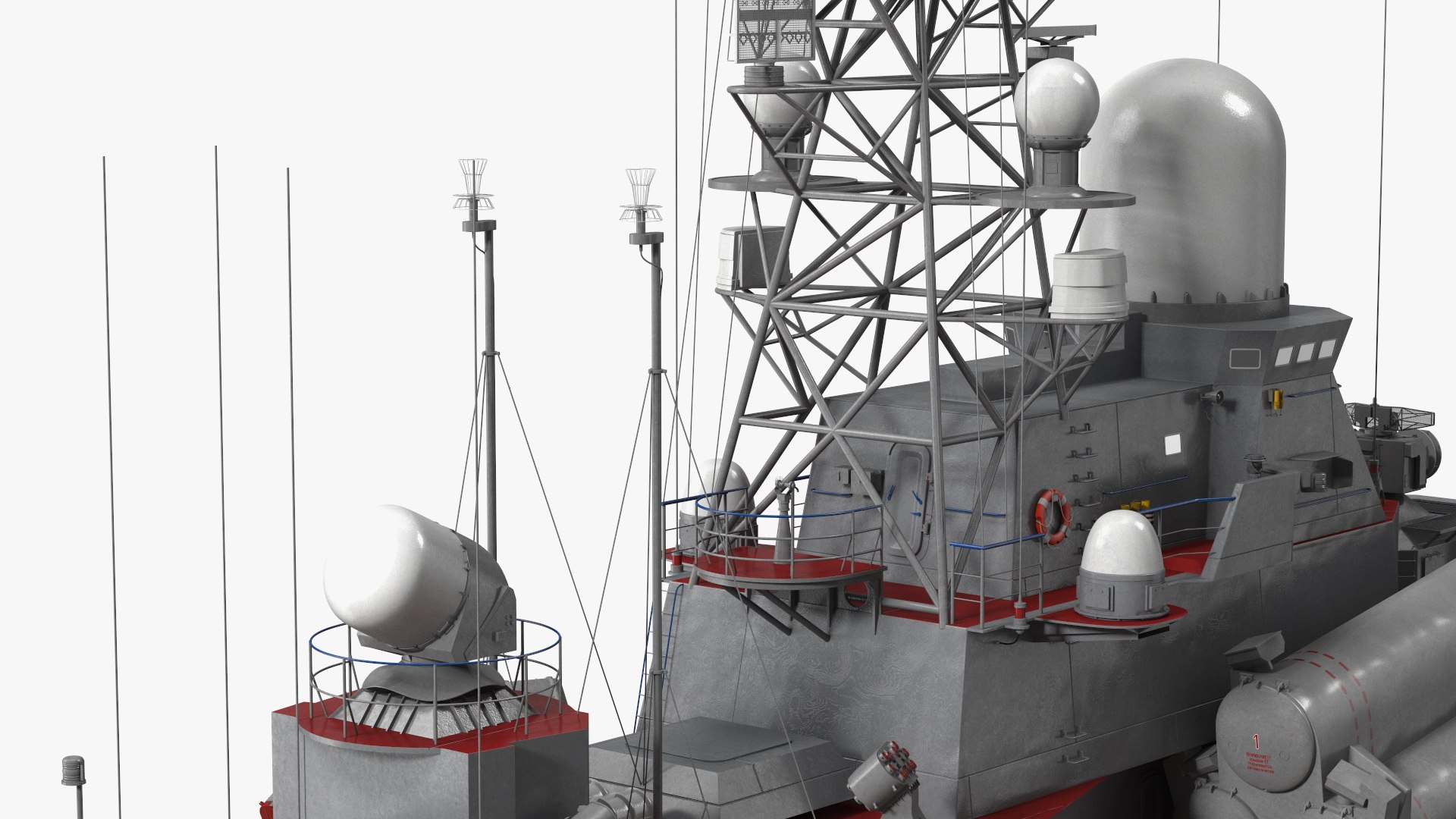 Naval Missile Cruiser Warship Nanuchka Class Project 1234 Model ...