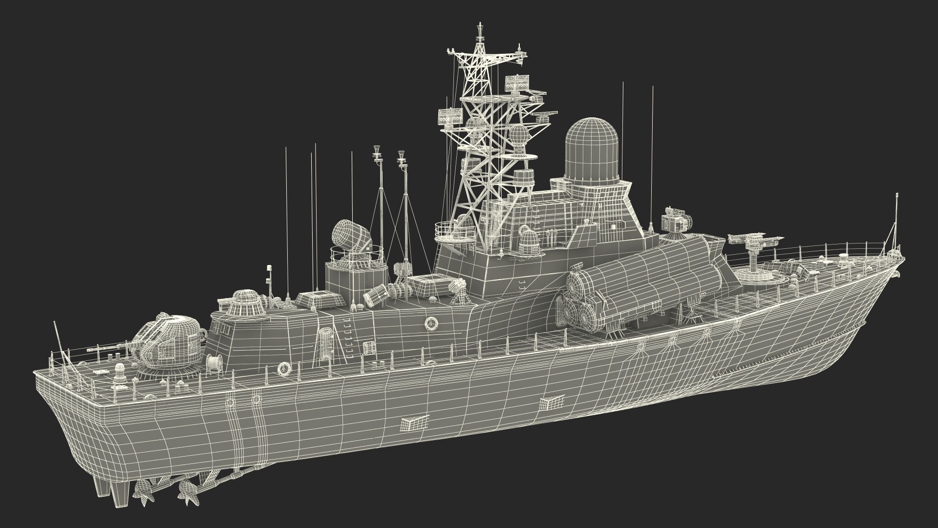 Naval Missile Cruiser Warship Nanuchka Class Project 1234 Model ...