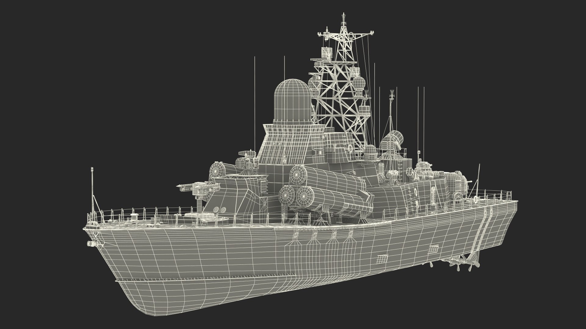 Naval Missile Cruiser Warship Nanuchka Class Project 1234 Model ...
