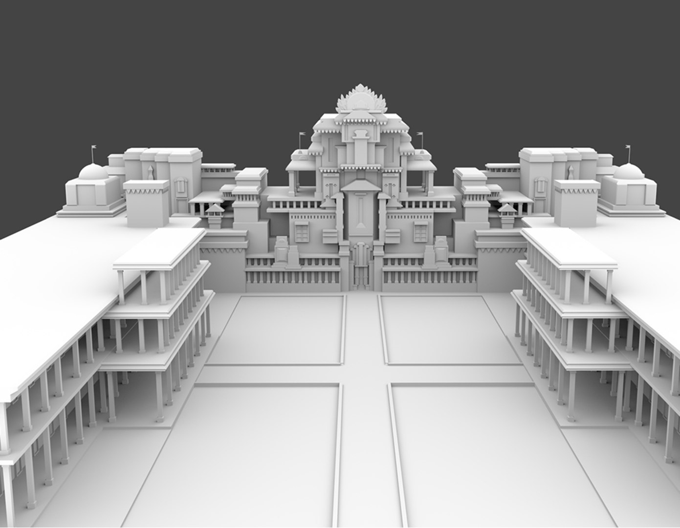 King Palace 3D Model - TurboSquid 1549476