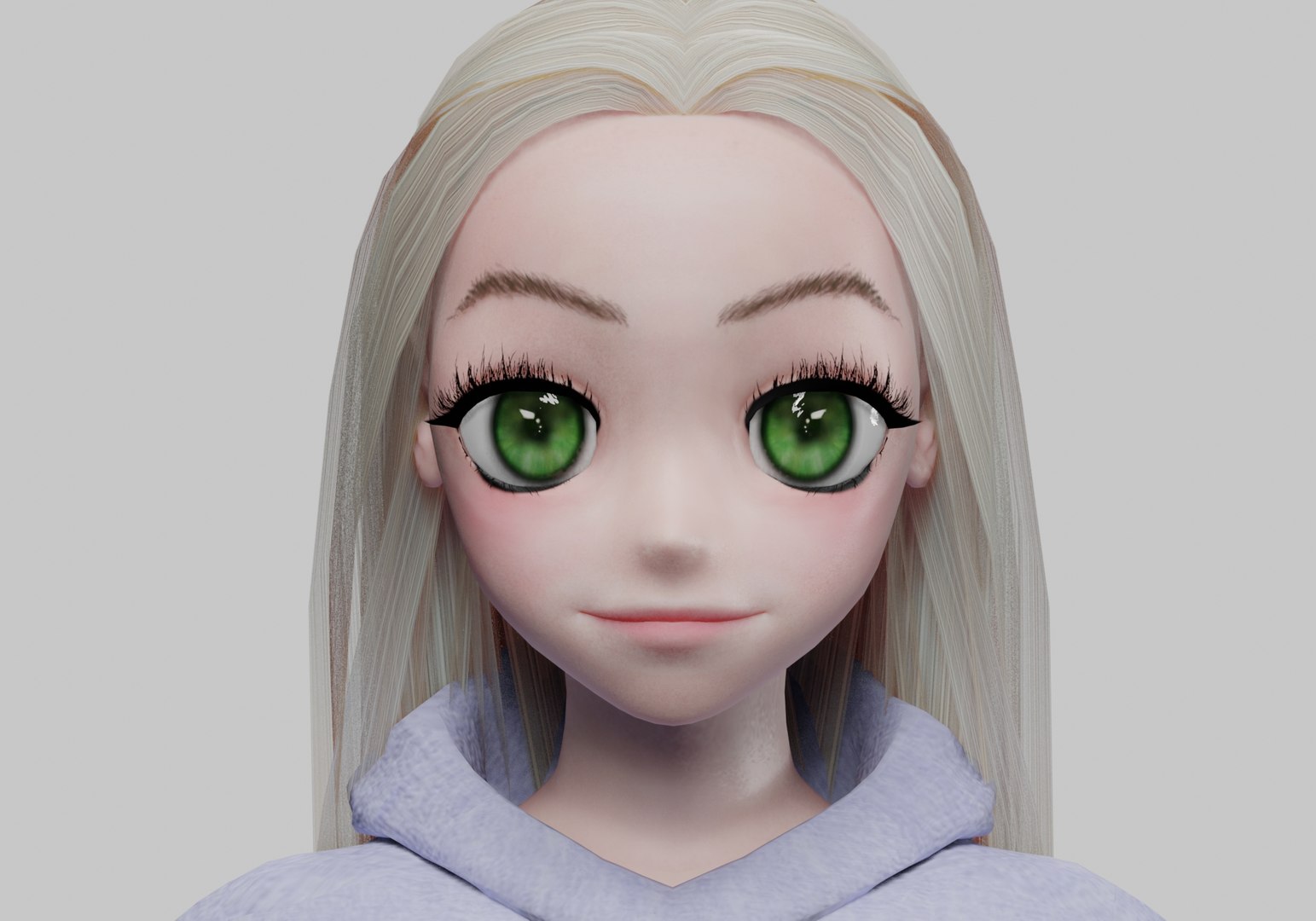 3D Teen Cute Girl V32932 Model - TurboSquid 2269252