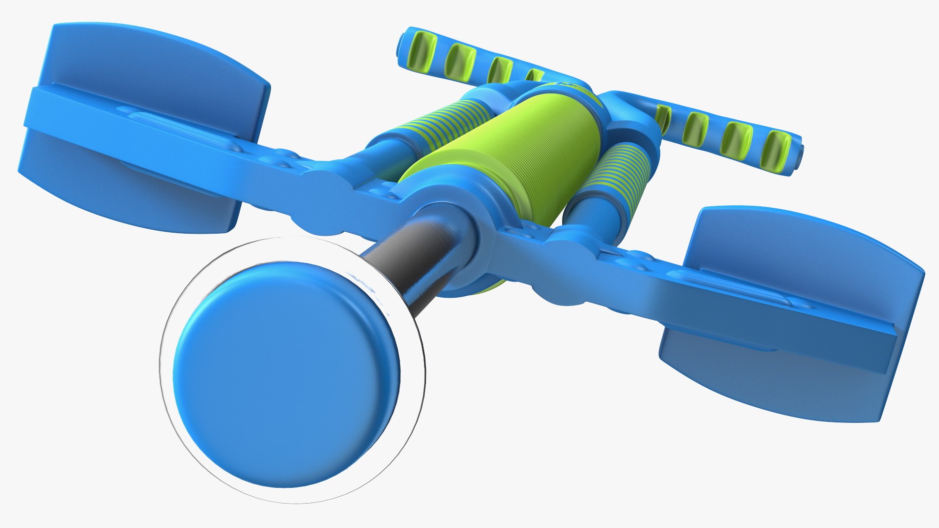 Kid Pogo Stick Blue And Green Model - TurboSquid 1777256