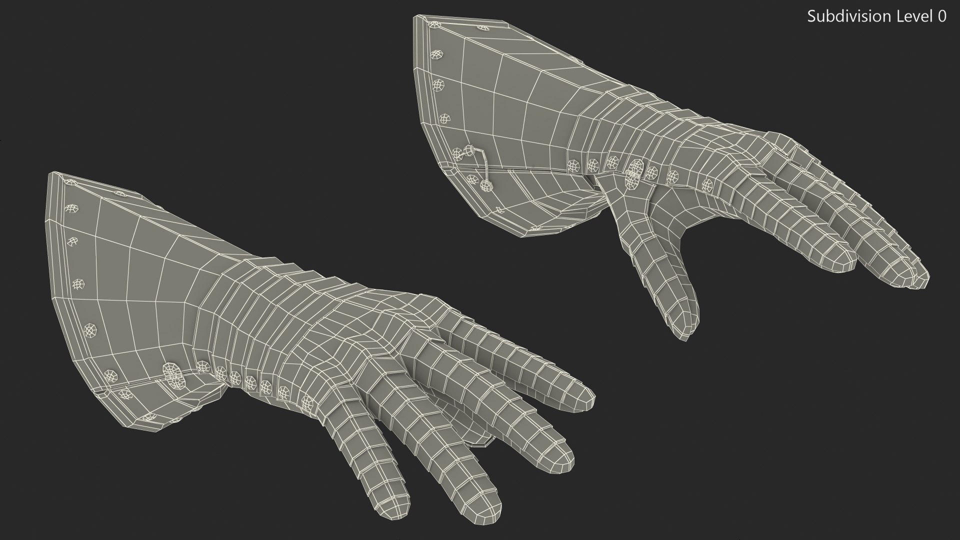 Medieval Knight Black Gold Armor Gauntlets 3D Model - TurboSquid 1832665