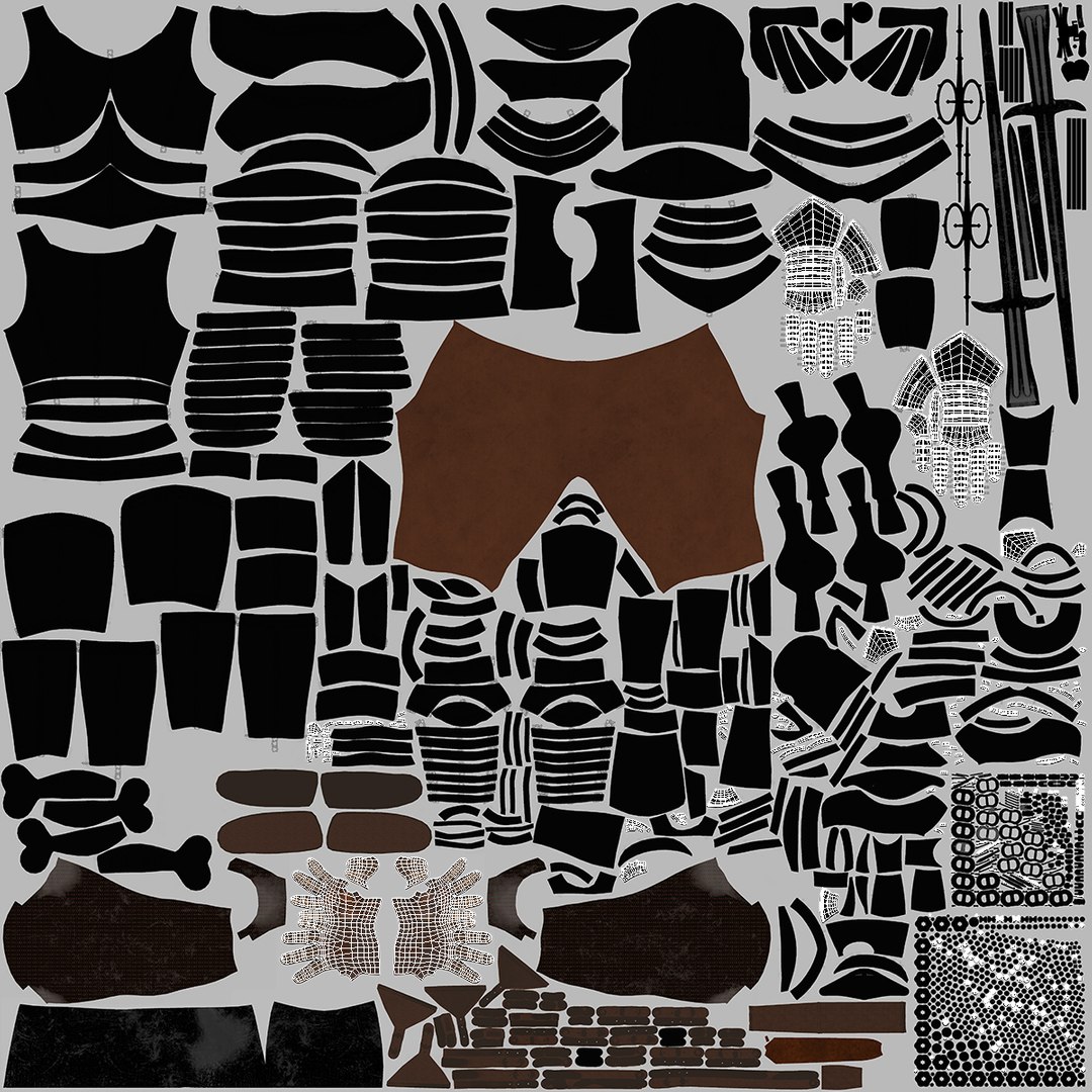 Medieval Knight Black Gold Armor Gauntlets 3D Model - TurboSquid 1832665