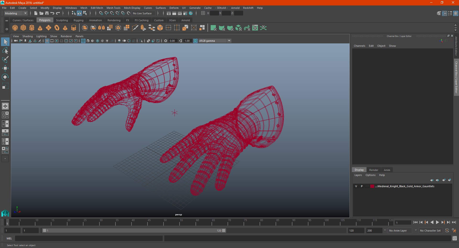 Medieval Knight Black Gold Armor Gauntlets 3D Model - TurboSquid 1832665