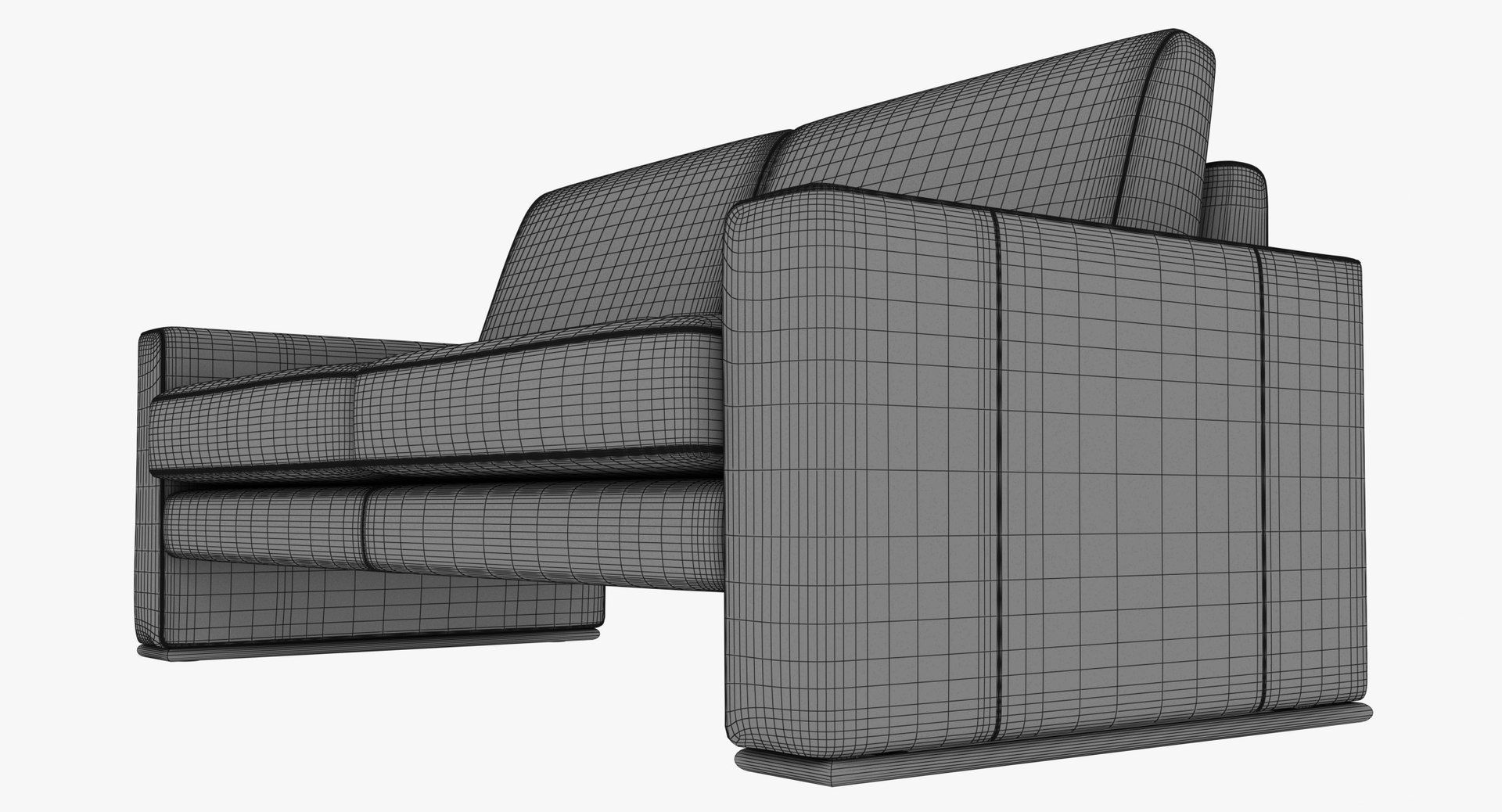 3D Modular Fabric Charcoal Model - TurboSquid 1691663