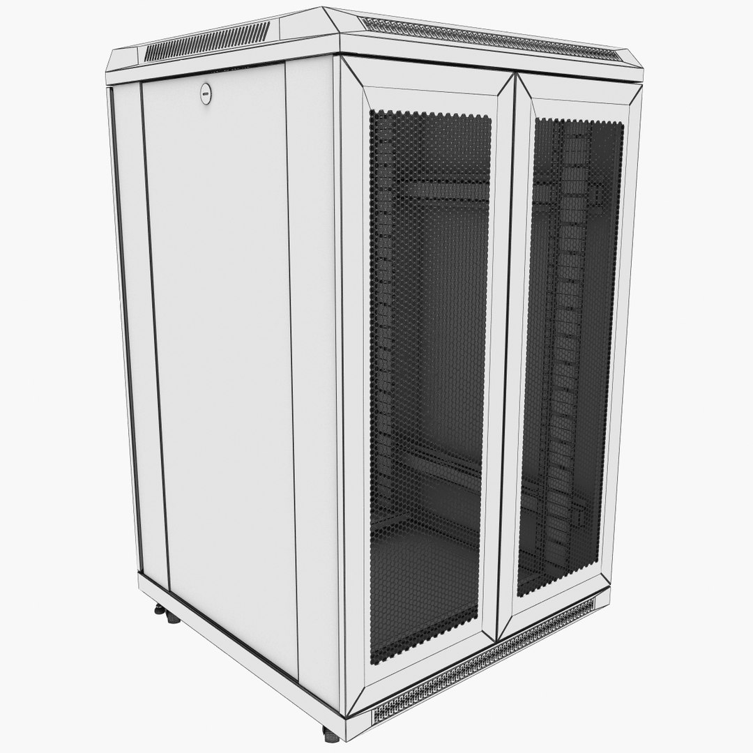 3d Rack Enclosure Model