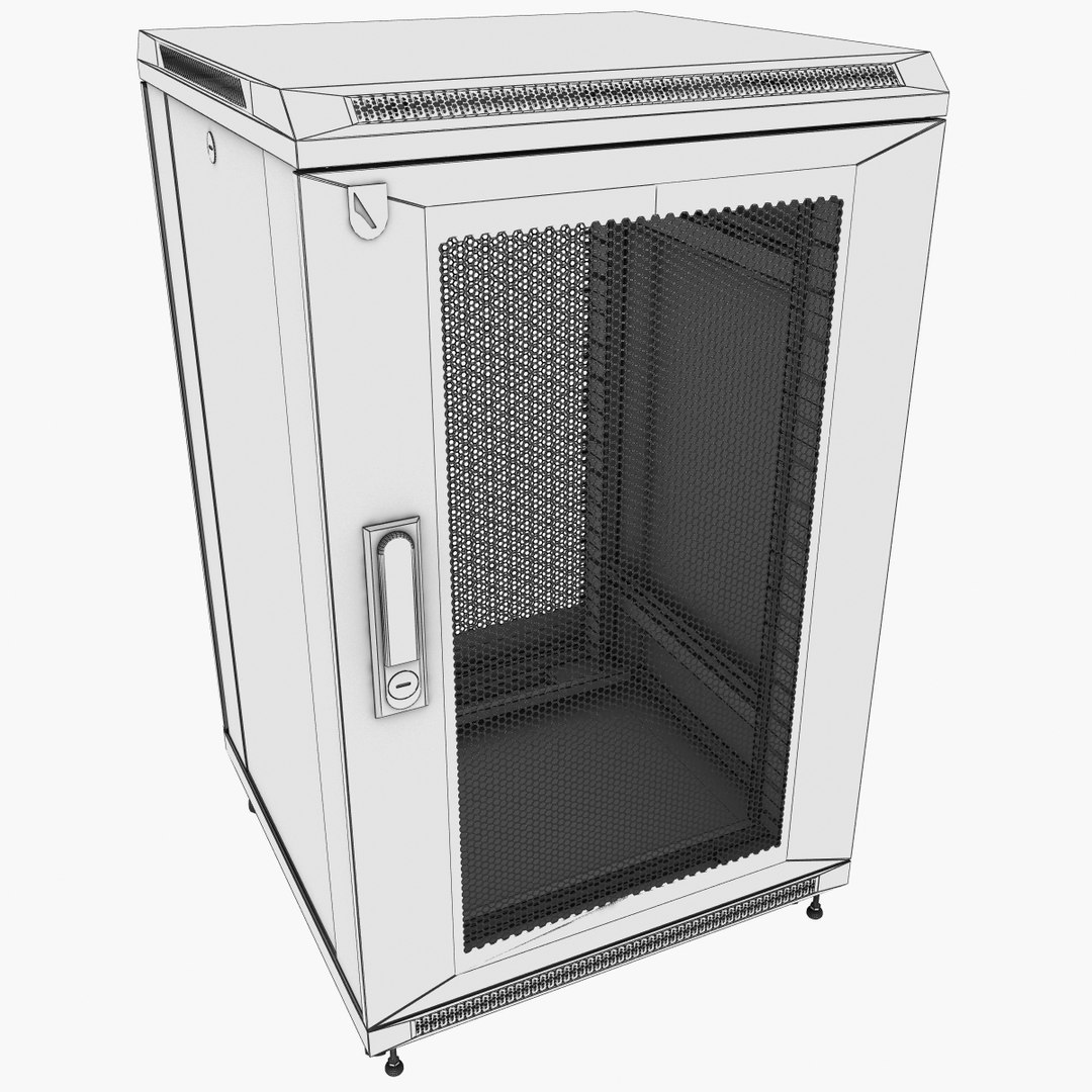 3d Rack Enclosure Model
