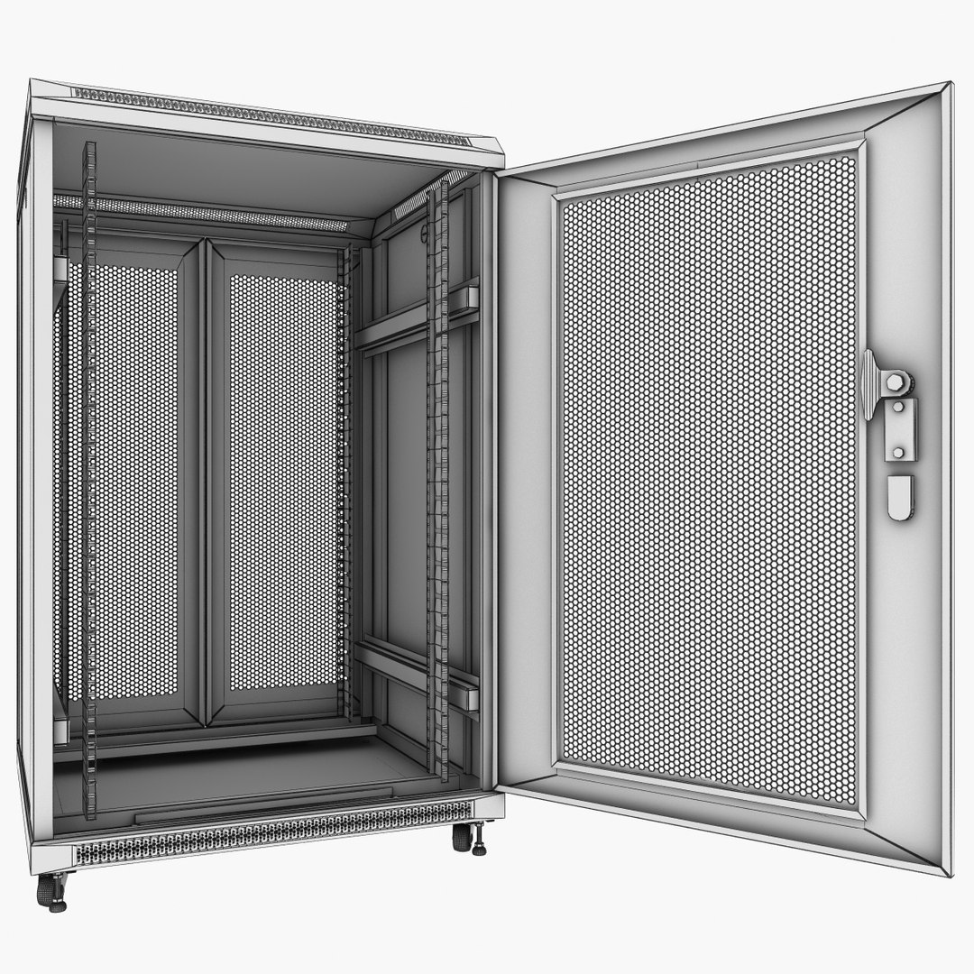3d Rack Enclosure Model