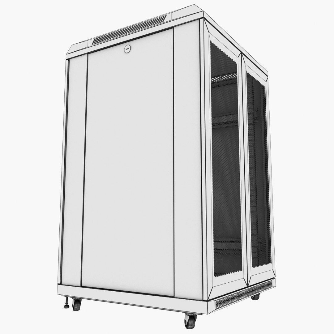 3d Rack Enclosure Model