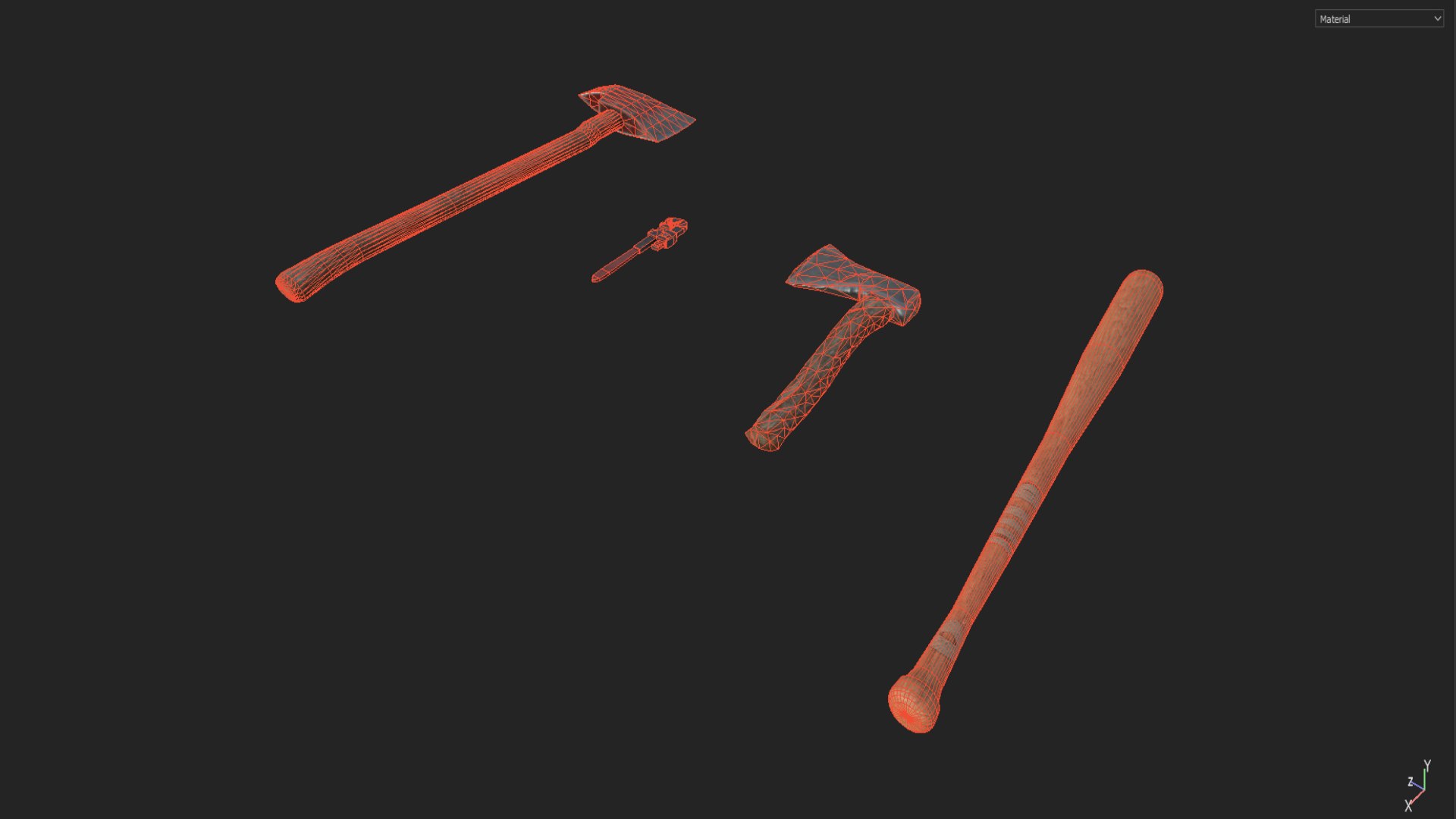 Melee Weapons Pack 2 3D - TurboSquid 2095843