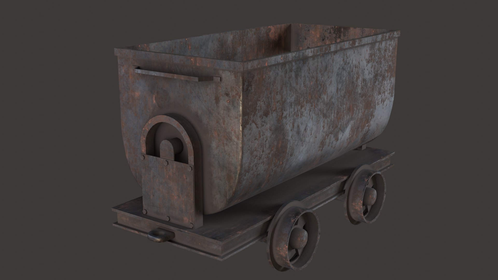 3D Mining Cart - TurboSquid 1405539