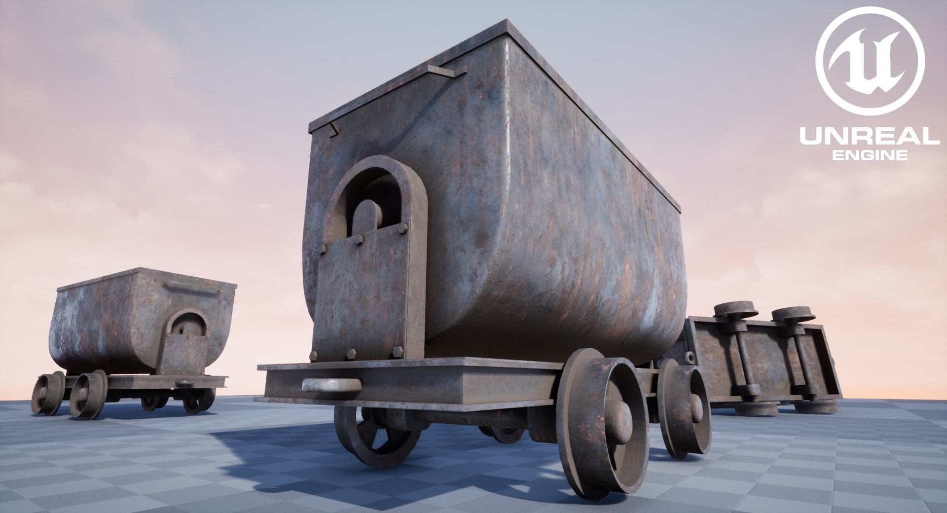 3D Mining Cart - TurboSquid 1405539