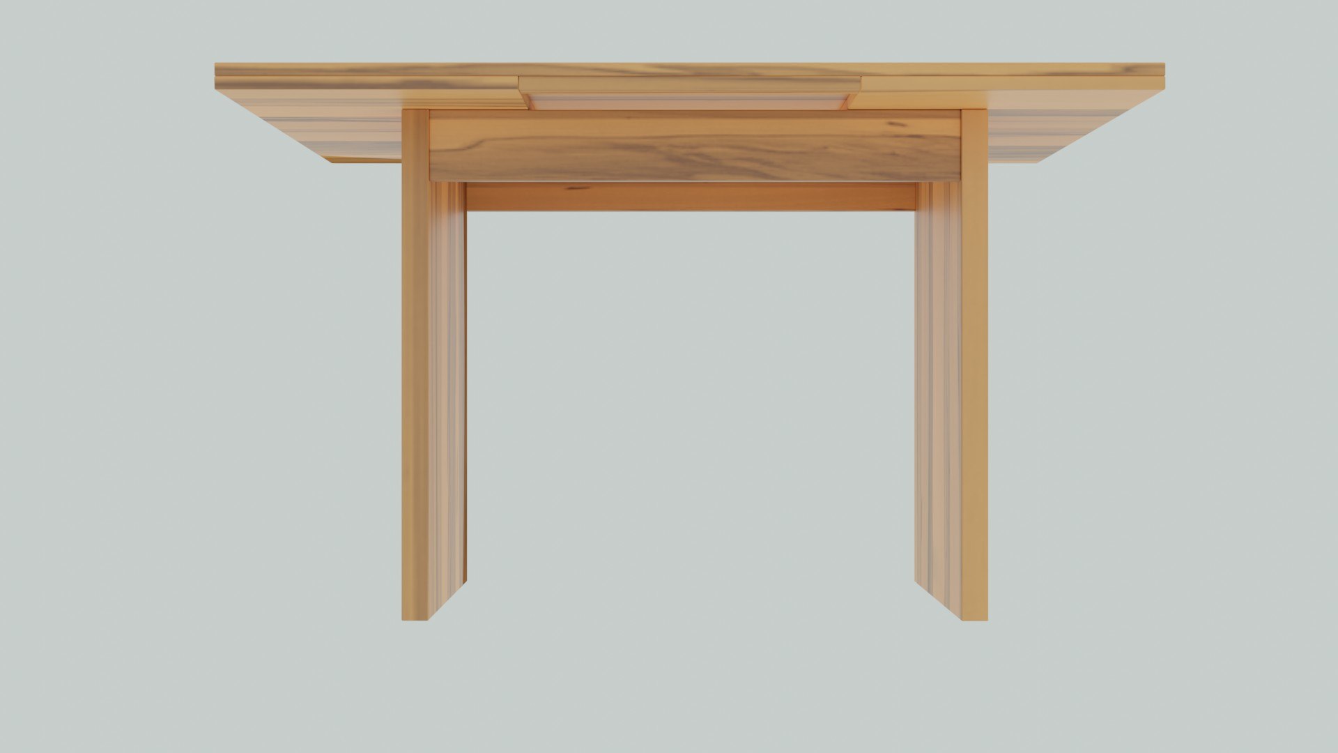 Wooden Dining Table model - TurboSquid 1722825