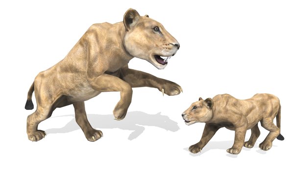 Blue lion 3D - TurboSquid 1401330