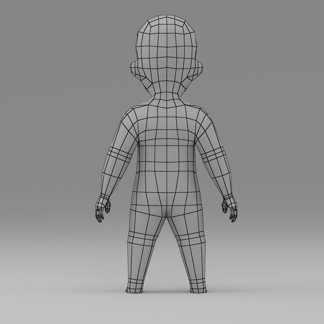 Boy Base Mesh Model - TurboSquid 1688276
