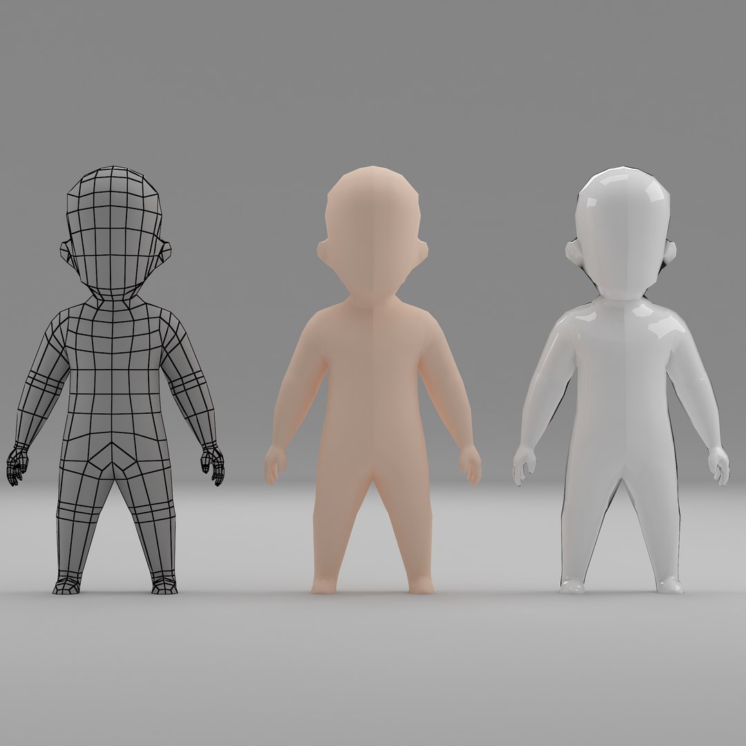Boy Base Mesh Model - TurboSquid 1688276