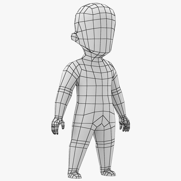 Boy base mesh model - TurboSquid 1688276
