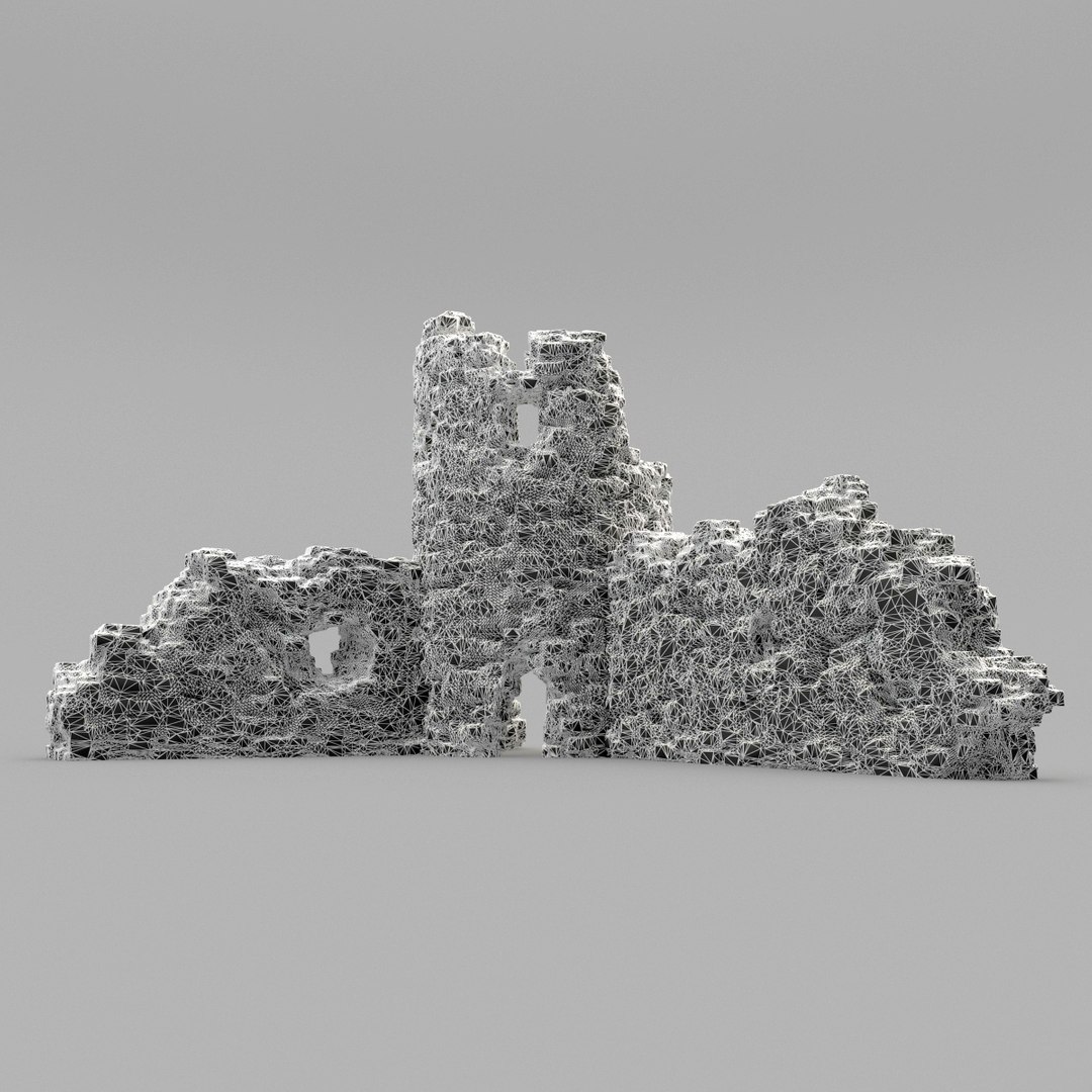 3d Model Castle Ruins