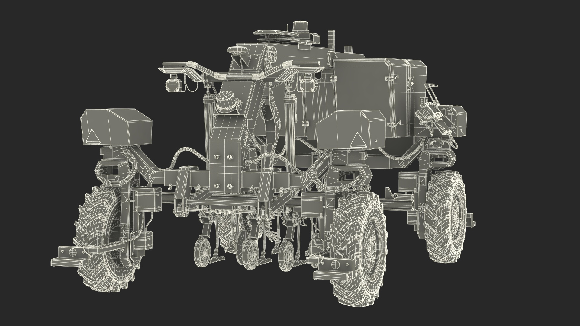 3D Dusty Autonomous Farm Robot Rigged - TurboSquid 2177832