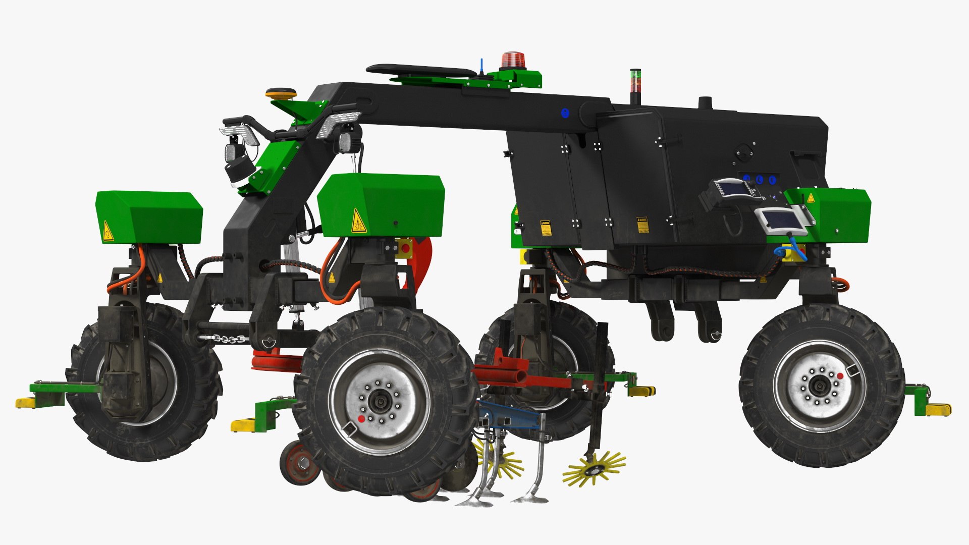 3D Dusty Autonomous Farm Robot Rigged - TurboSquid 2177832