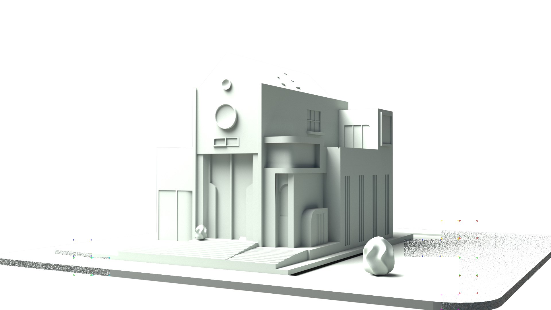 Cartoon Buildings Church Beautiful And Lovely Church Models 3D ...