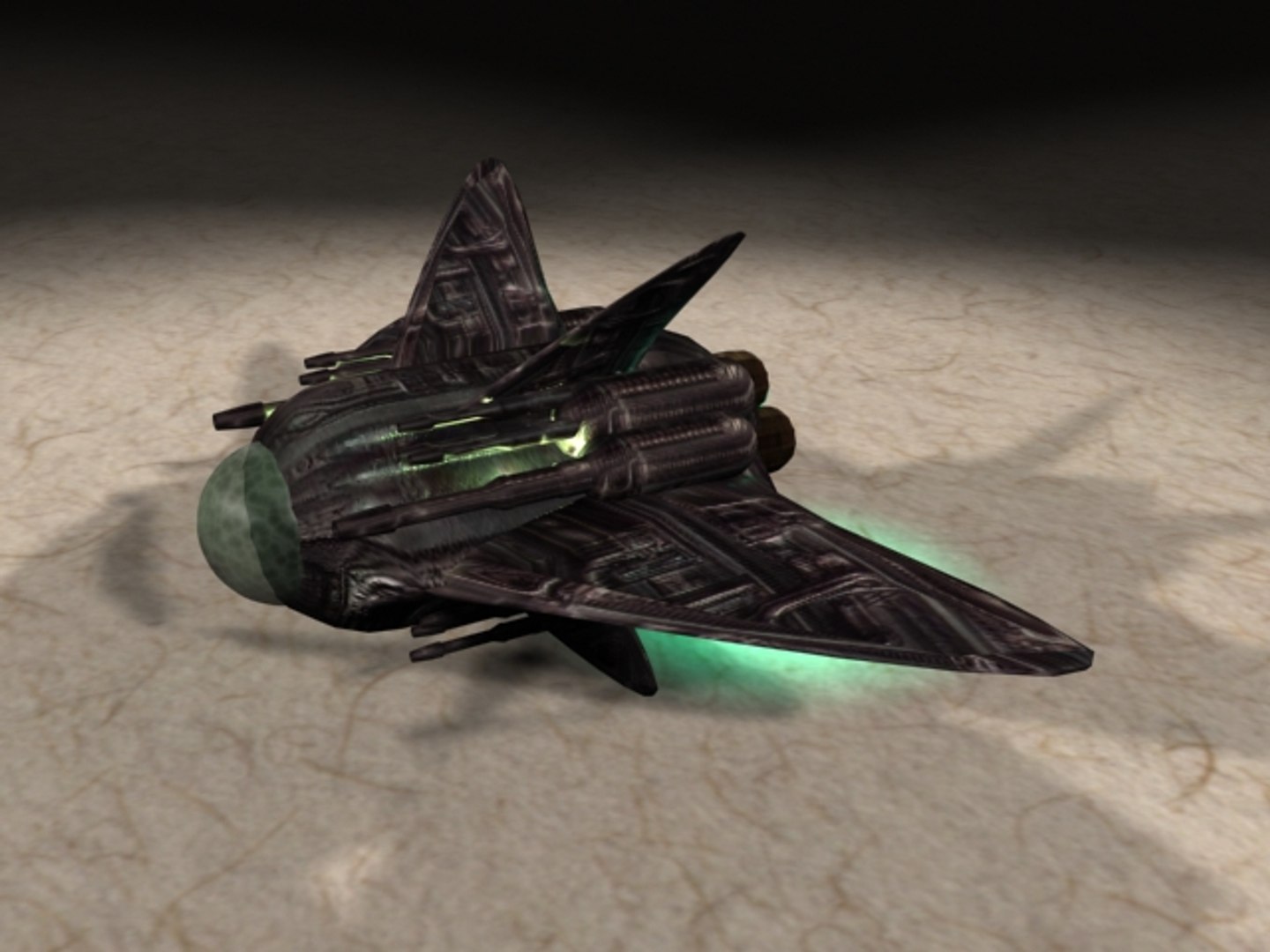 Alien Space Fighter 3d Max
