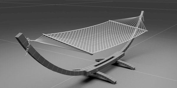 3d model of hammock
