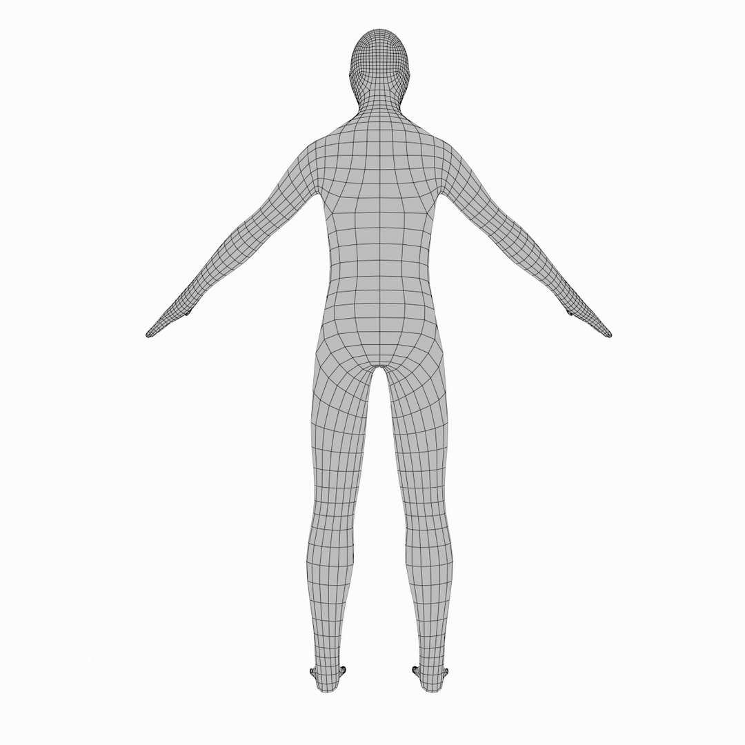 Max Human Male Female Basemesh