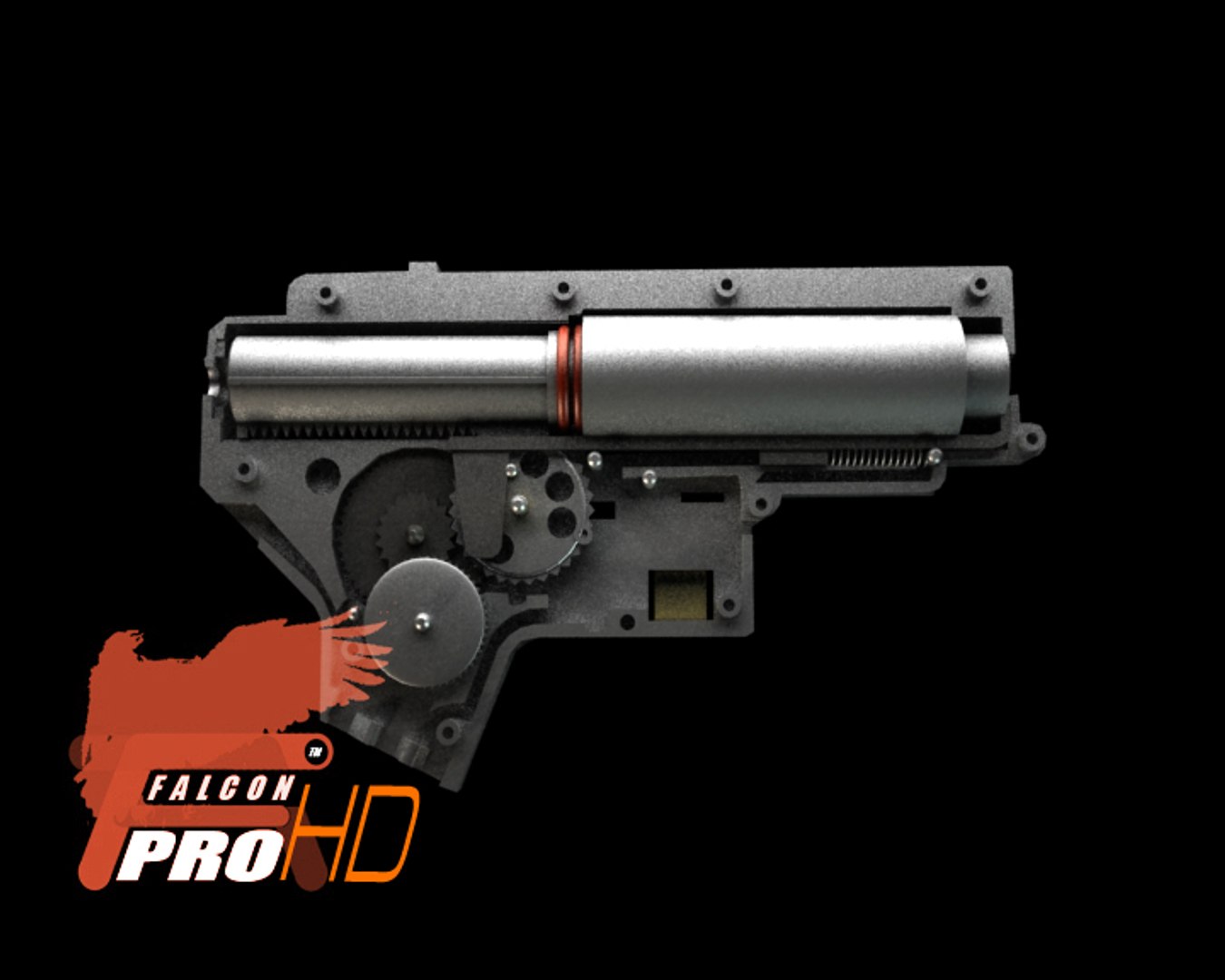 3d Airsoftgun Gearbox Animation