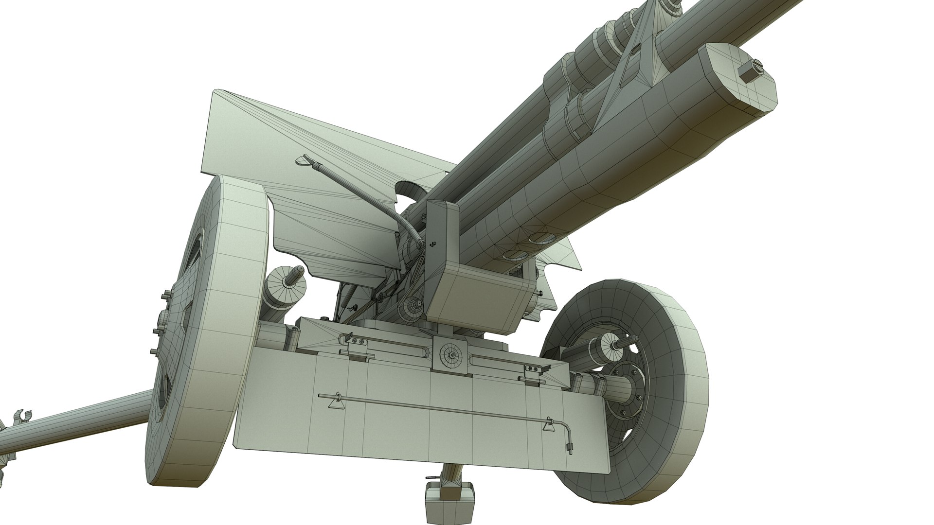 Zis 3 Soviet Anti-tank 3D Model - TurboSquid 1490049