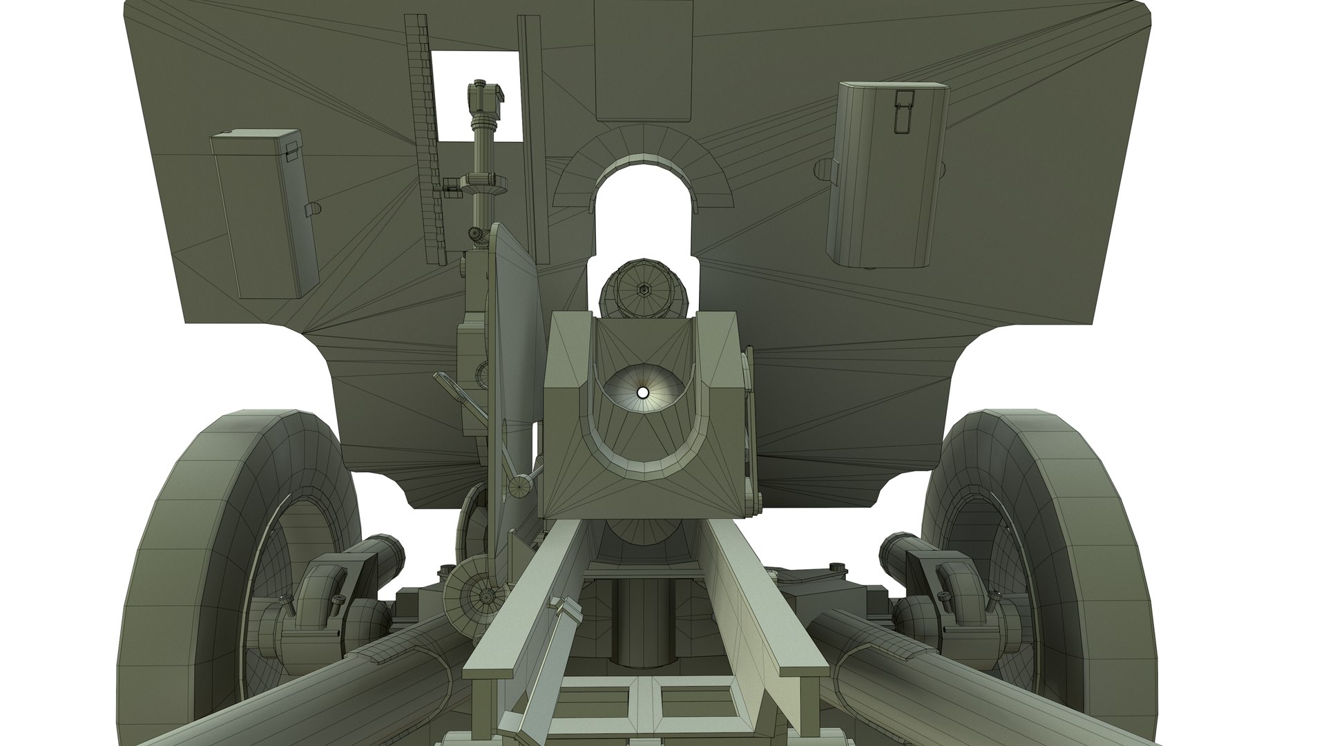 Zis 3 Soviet Anti-tank 3D Model - TurboSquid 1490049