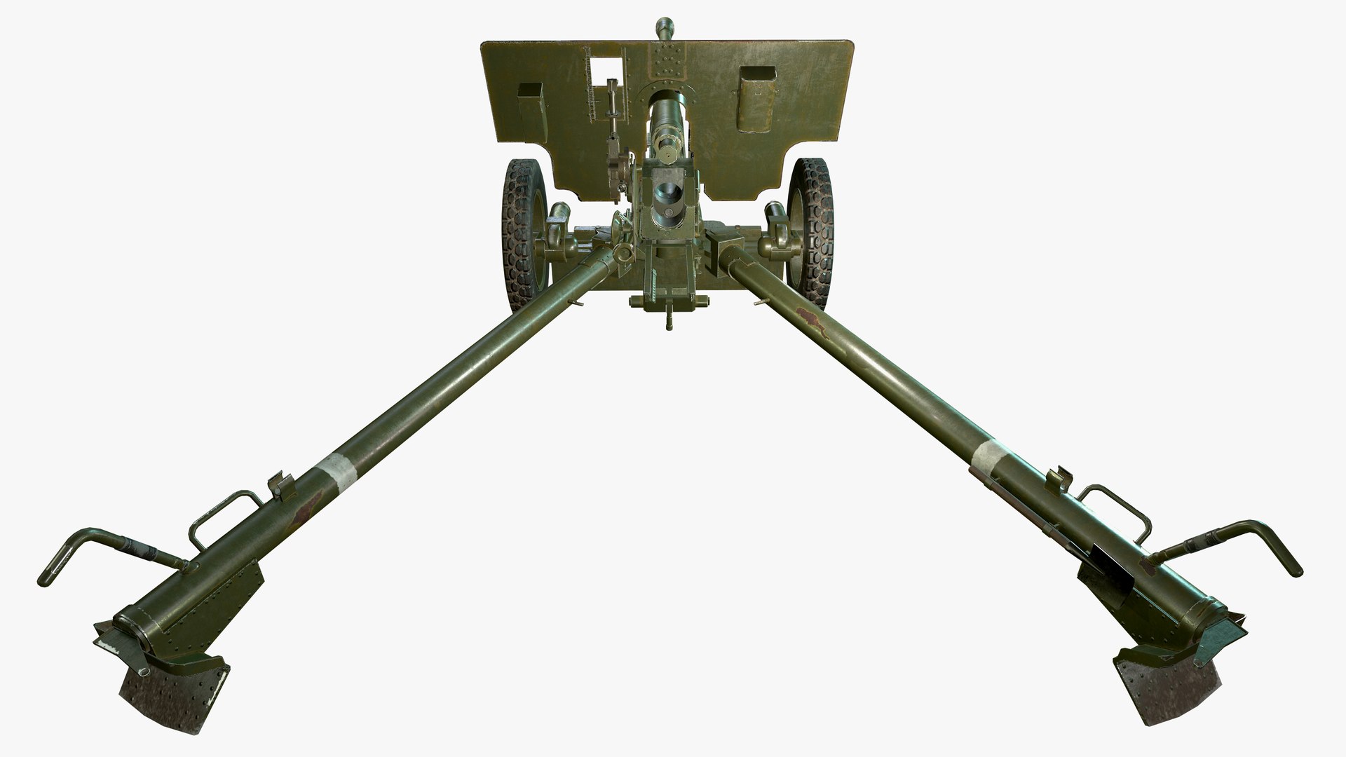 Zis 3 Soviet Anti-tank 3D Model - TurboSquid 1490049