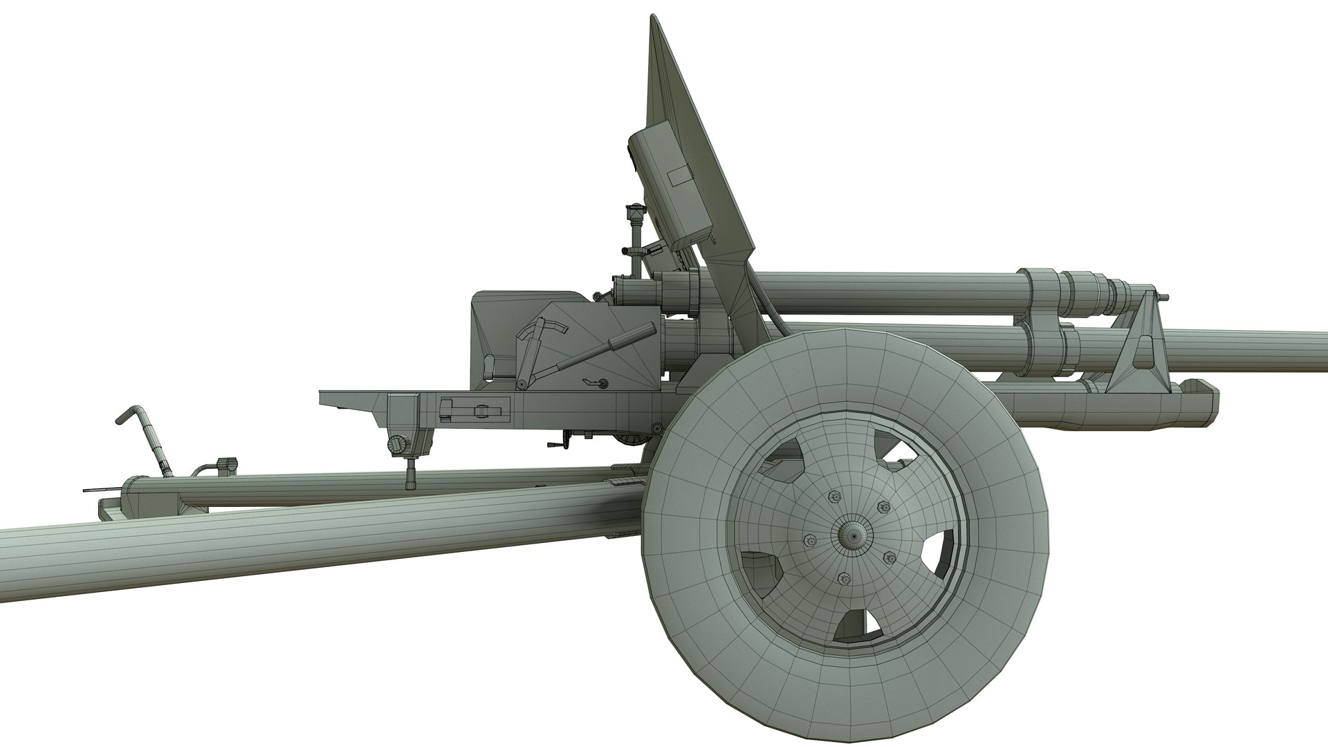 Zis 3 Soviet Anti-tank 3D Model - TurboSquid 1490049